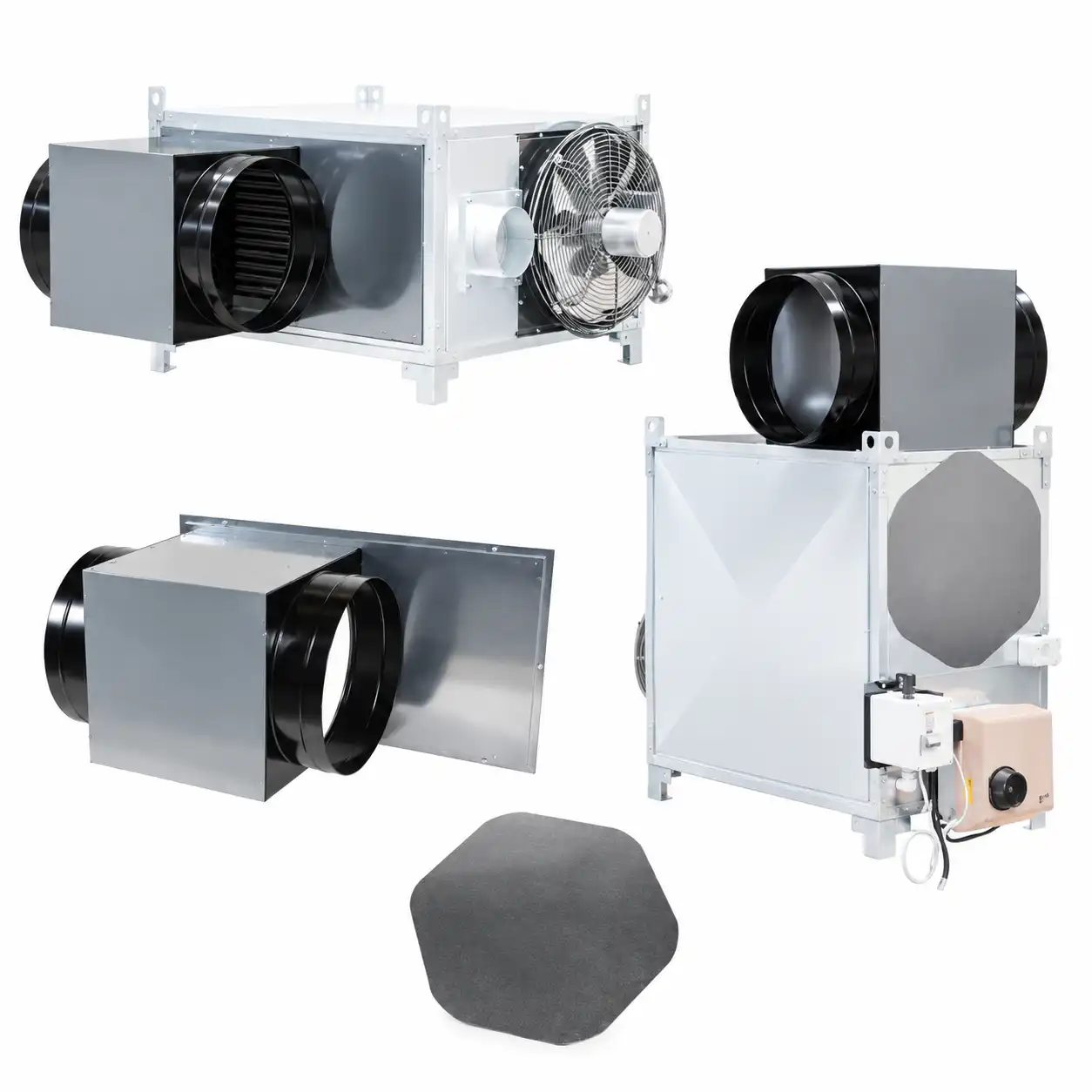BIEMMEDUE Bočni panel sa adapterom sa 2 izlaza Ø600 mm – 02AC763