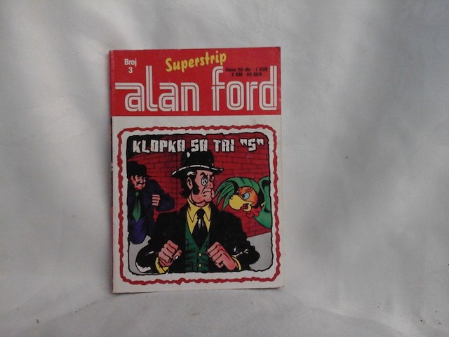 Klopka sa tri S broj 3 Alan Ford superstrip