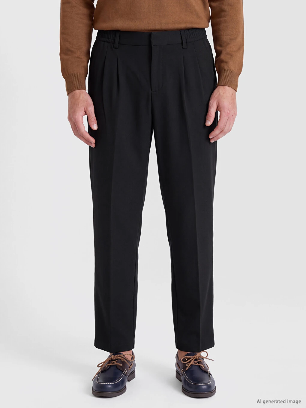 LCW Vision Relax Fit Muške Plisirane Pantalone