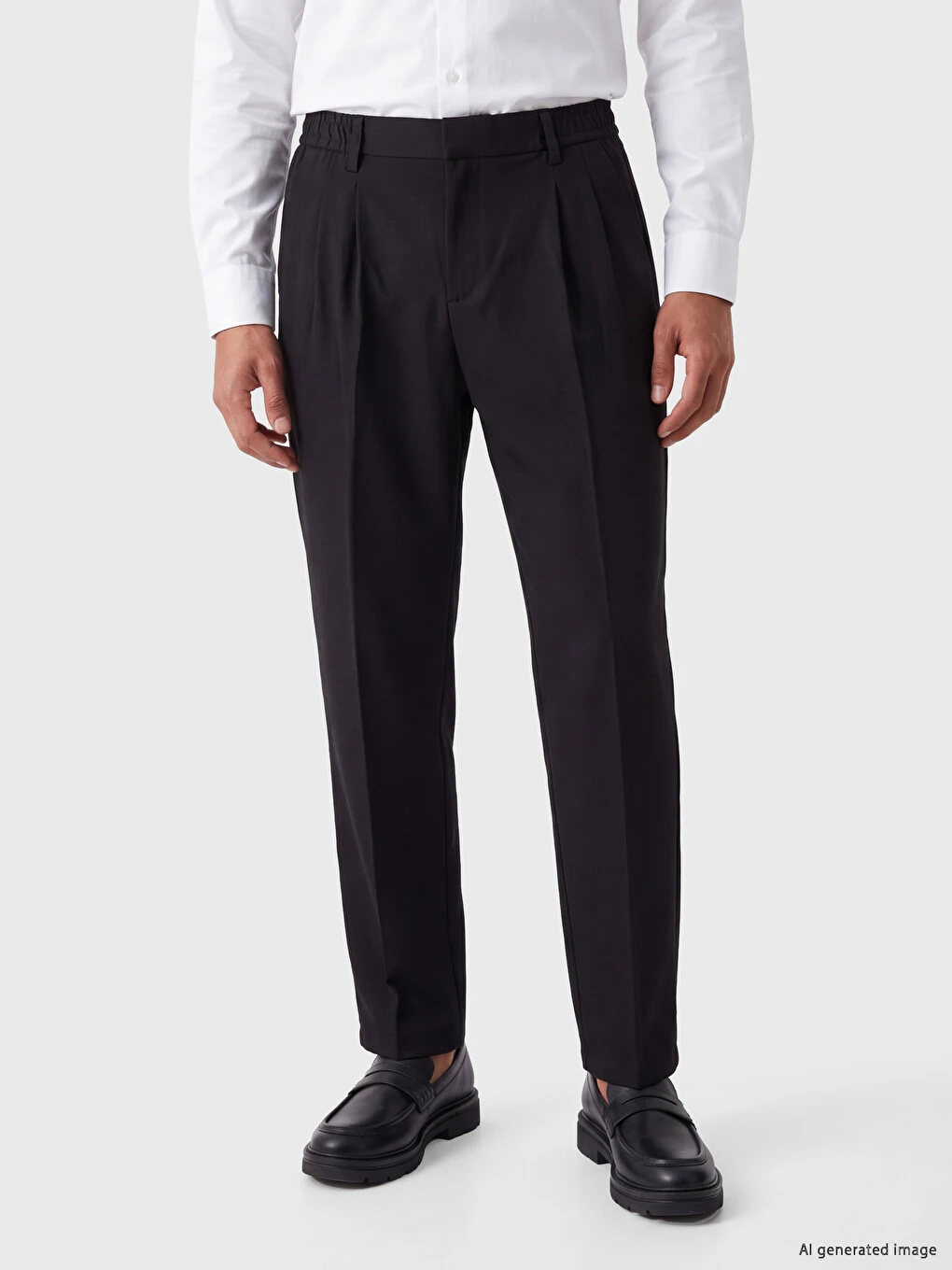 LCW Vision Relax Fit Muške Plisirane Pantalone