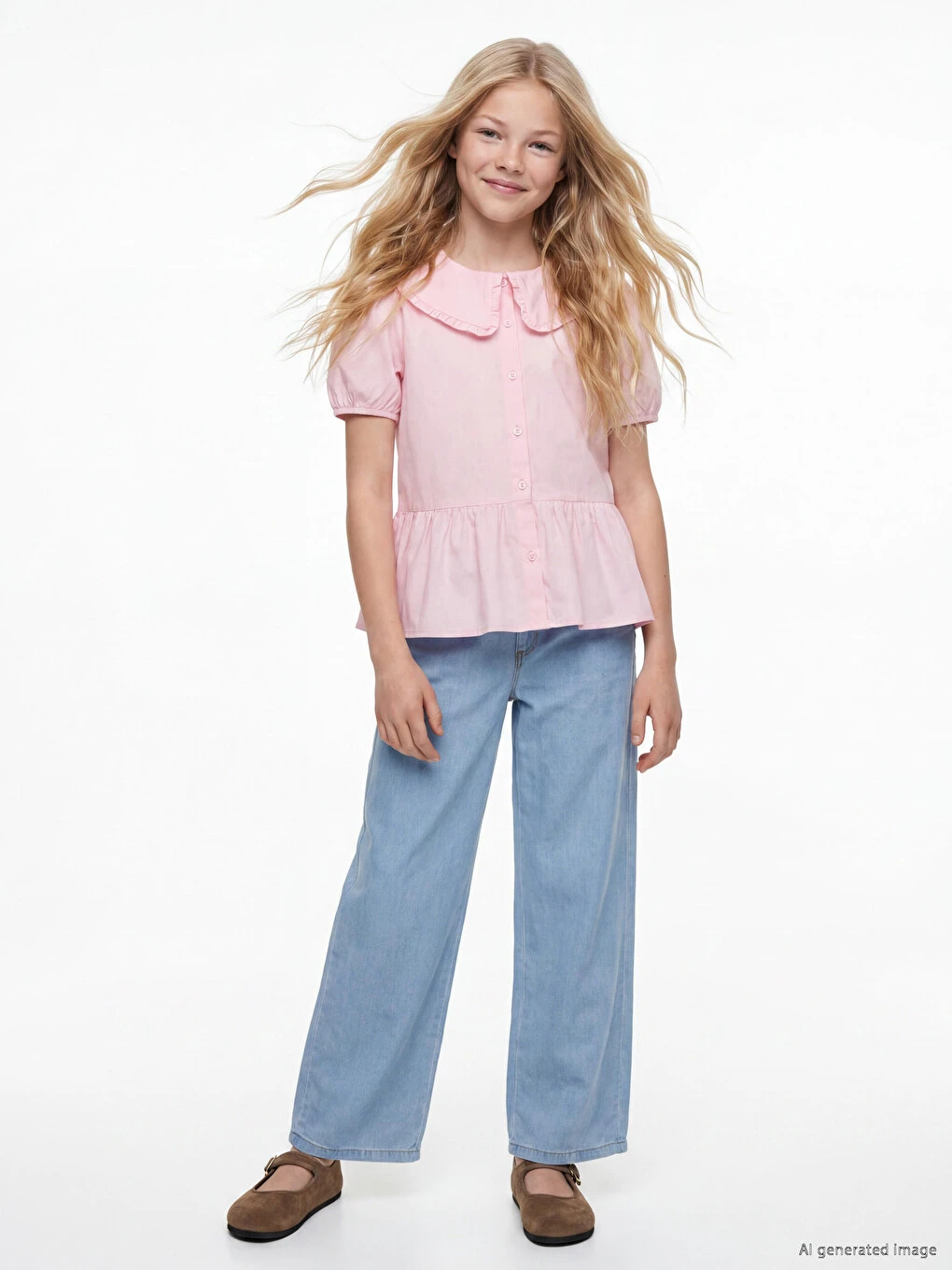 LCW Kids Indigo Farmerke Devojka