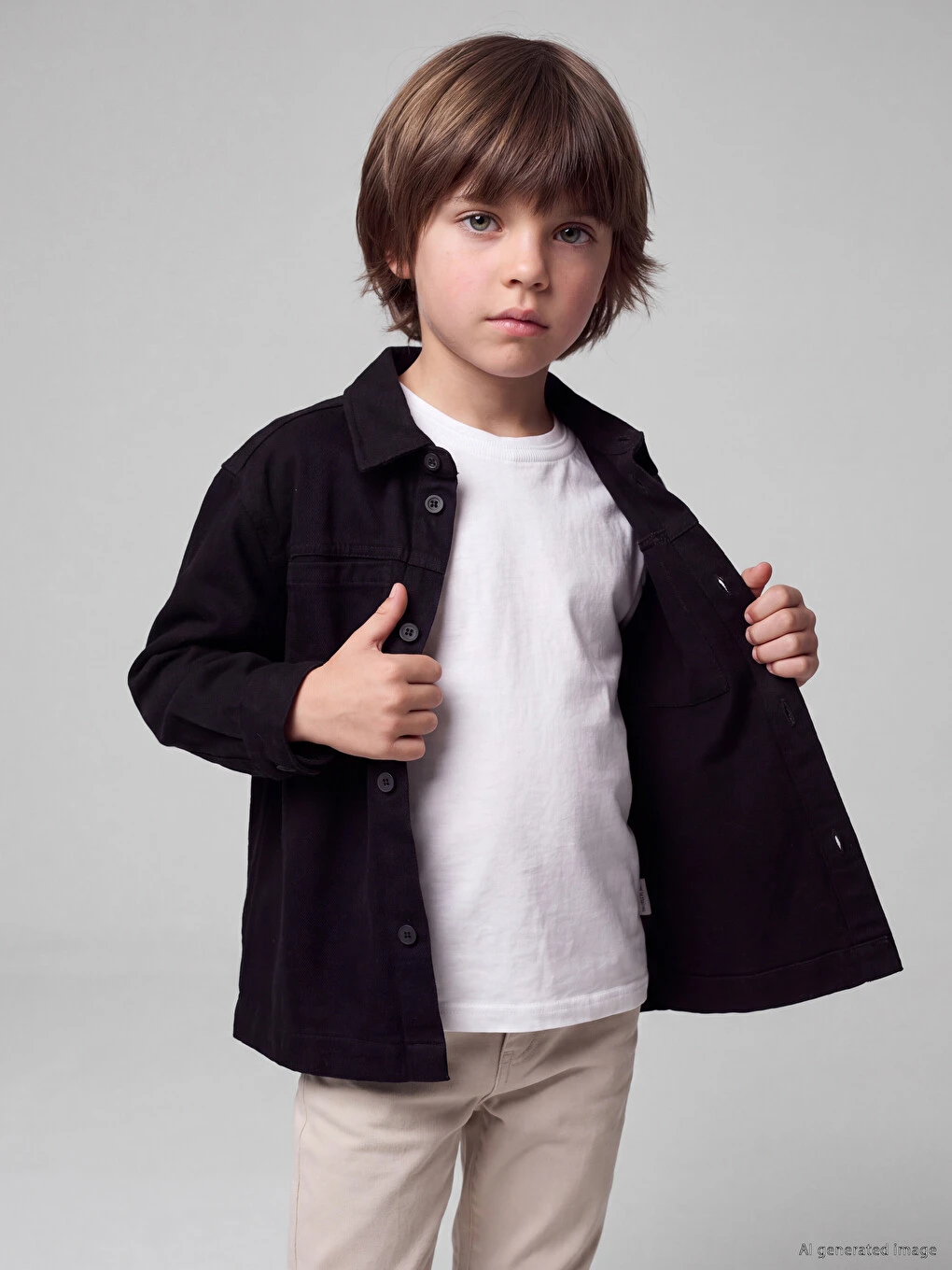 LCW Kids Gabardinska Košulja Za Dečake