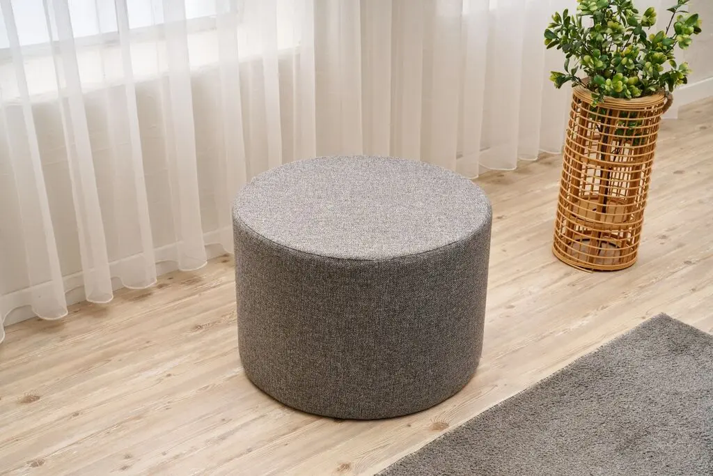 Atelier del Sofa Tabure Likya, 58x42x58cm, Sivi