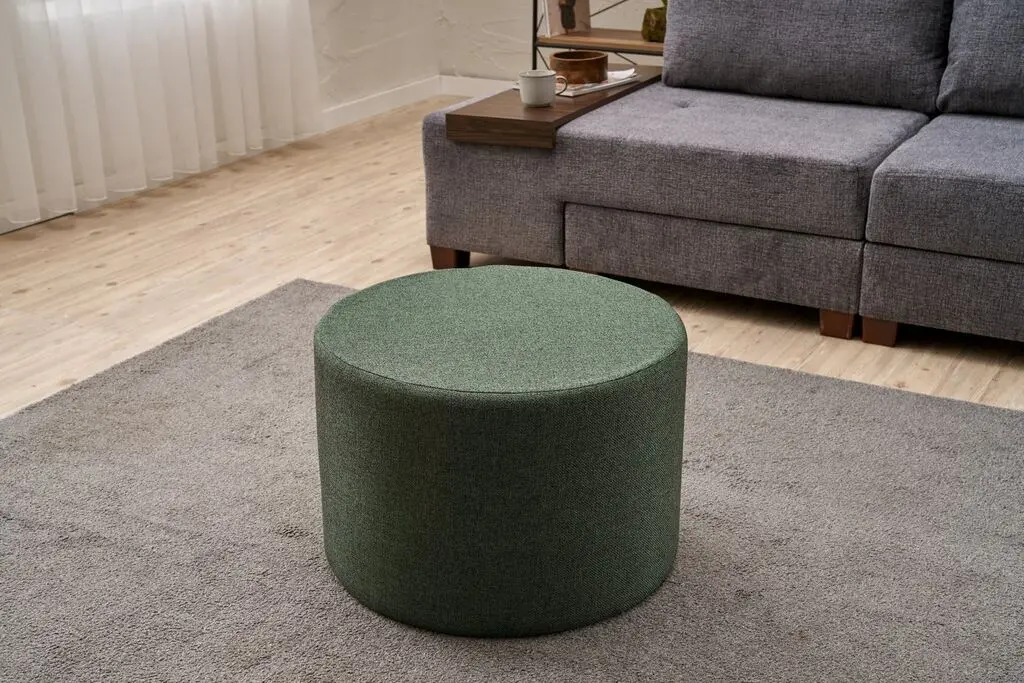 Atelier del Sofa Tabure Likya, 58x42x58cm, Zeleni
