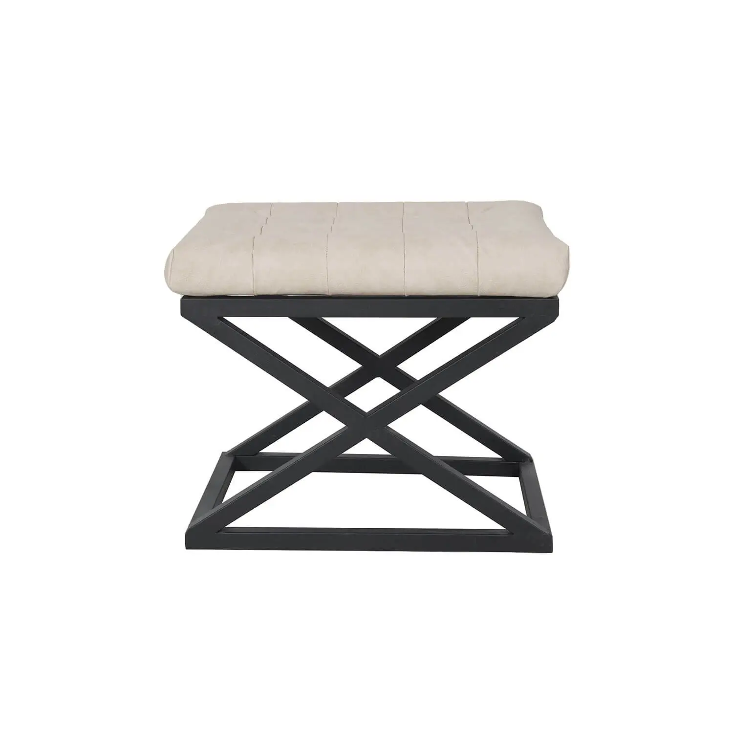 Atelier del Sofa Tabure 50x42x40cm, Crno-Belo