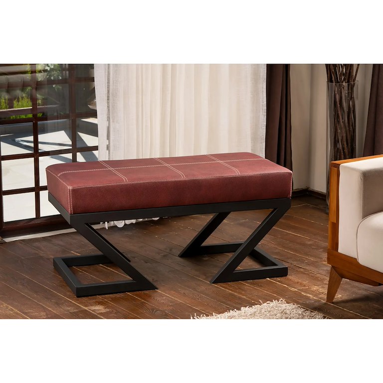 Atelier del Sofa Tabure 92x44x46cm, Bordo