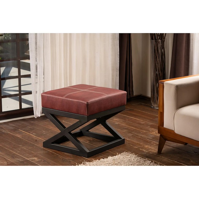 Atelier del Sofa Tabure 46x44x46cm, Bordo