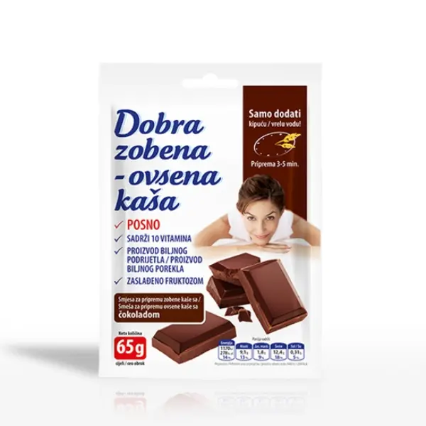 Dobra Ovsena Kaša sa Čokoladom 65g