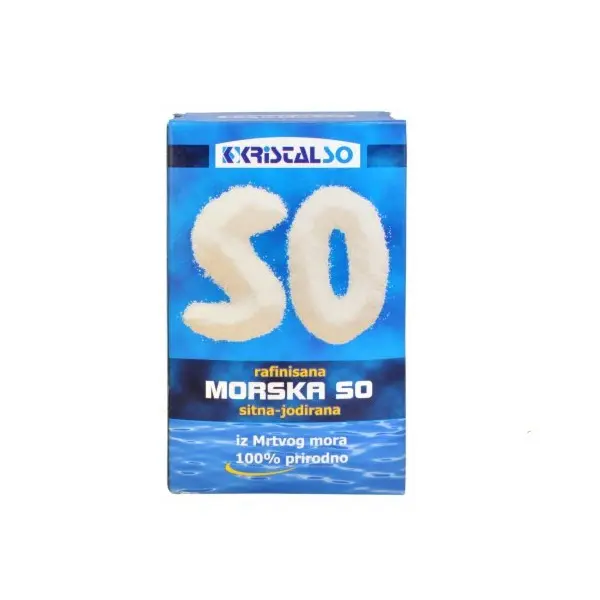 Morska so sitna 1kg Kristal so