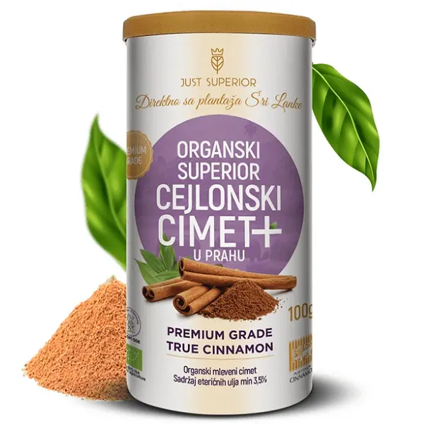 Organski Cejlonski Cimet Premium 100g Just Superior