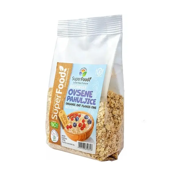 Ovsene pahuljice organske bez glutena INSTANT 200g Superfood