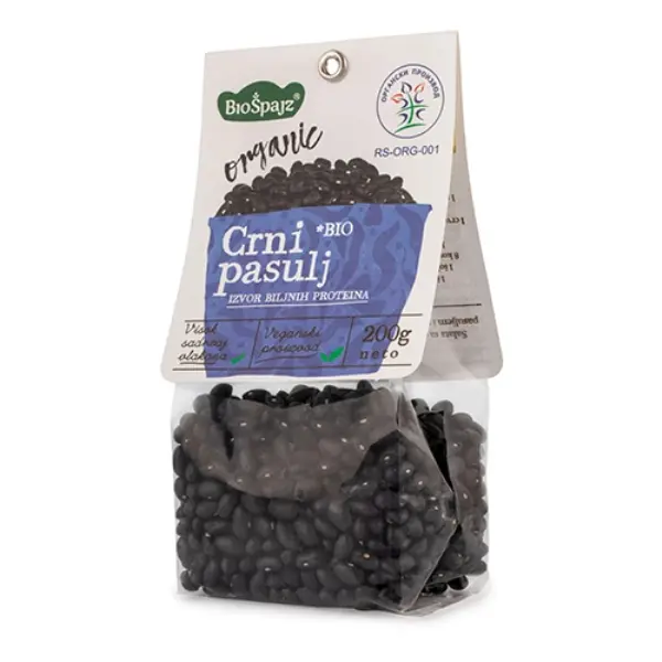 Pasulj crni organic Bio Špajz 200g