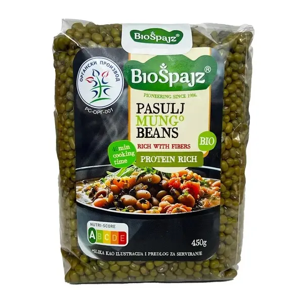 Pasulj mungo 450g Bio Špajz
