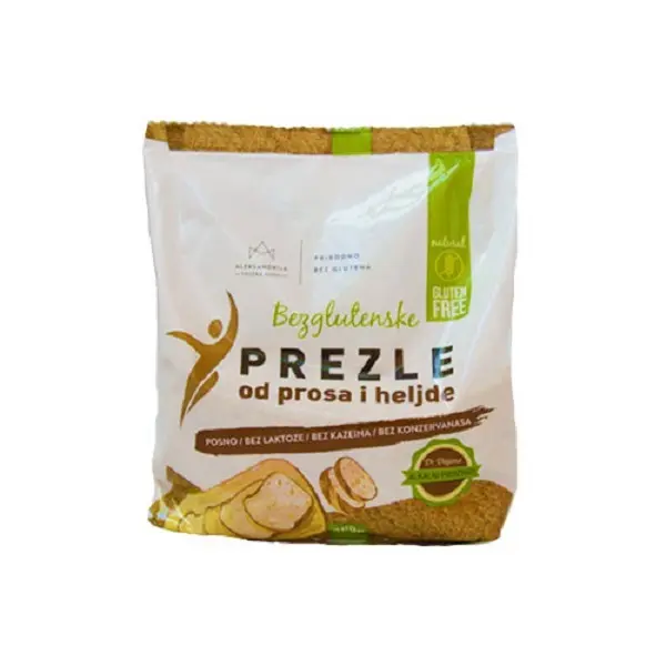 Prezle od Prosa i Heljde bez glutena Aleksandrija 300g