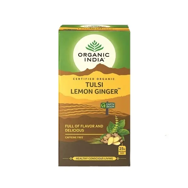 Tulsi Lemon Ginger organski čaj 25 kesica Organic India
