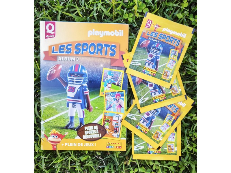 PANINI LES SPORTS Playmobil Album 3