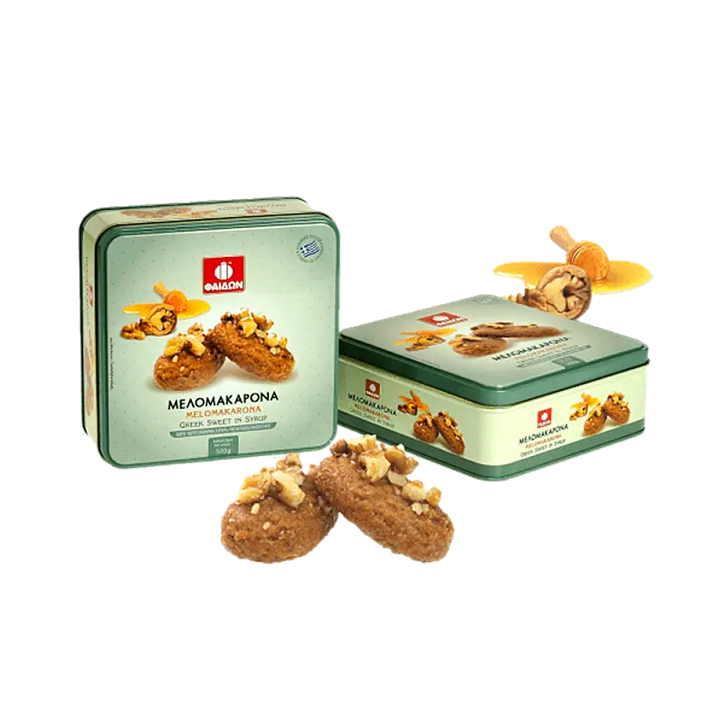 Božićni kolači Melomakarona u luksuznom novogodišnjem pakovanju 380g