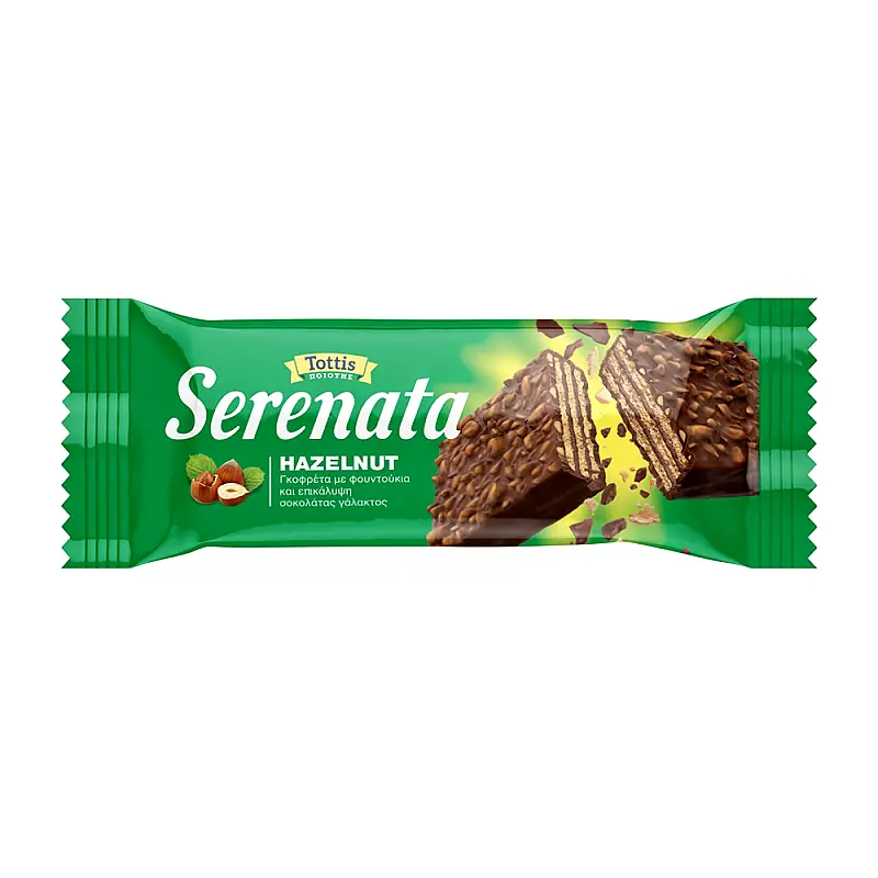 Vafl Serenata lešnik 33g Tottis