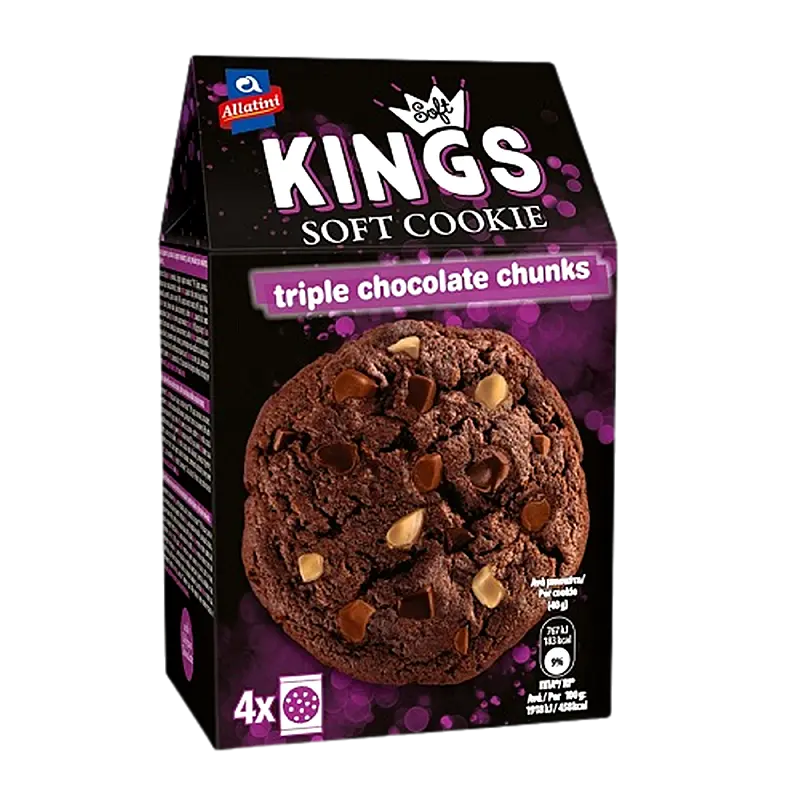 Keks King soft cookie triple choco Allatini
