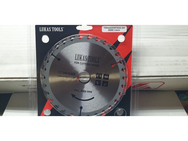 List kružne testere za drvo - fi150mm - 30 vidija zuba