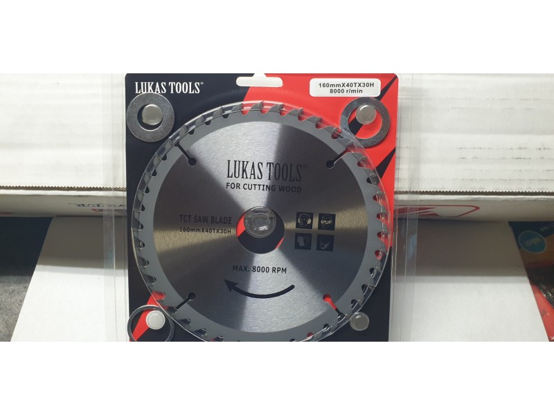 List kružne testere za drvo fi160(30)mm -vidija zubi 40