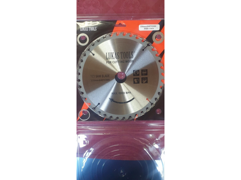 List kružne testere za drvo - fi230mm - 40 vidija zuba