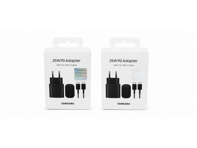 Samsung 25w PD Adapter+kabli orginal kutija
