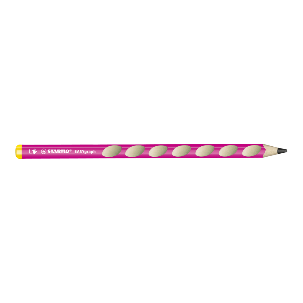 Ergonomska olovka za levoruke STABILO EASYgraph HB pink