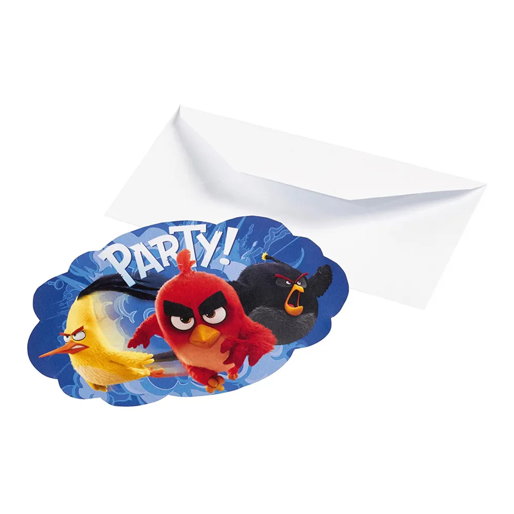 Angry Birds pozivnice set 1/8