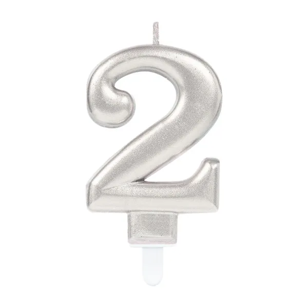 Svećice 9.3 cm Sparkling Silver 2