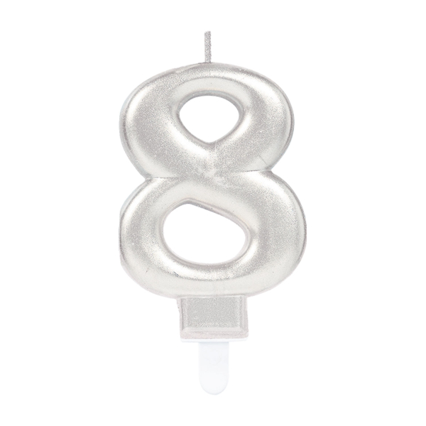 Svećice 9.3 cm Sparkling Silver 8
