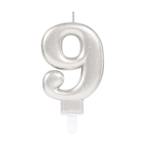 Svećice 9.3 cm Sparkling Silver 9