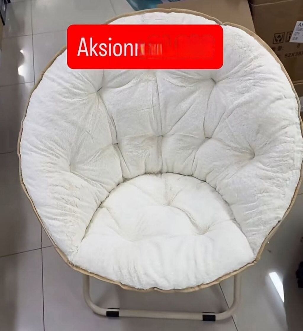 **Papasan fotelja sa mekanim jastukom** Udobna papasan fotelja