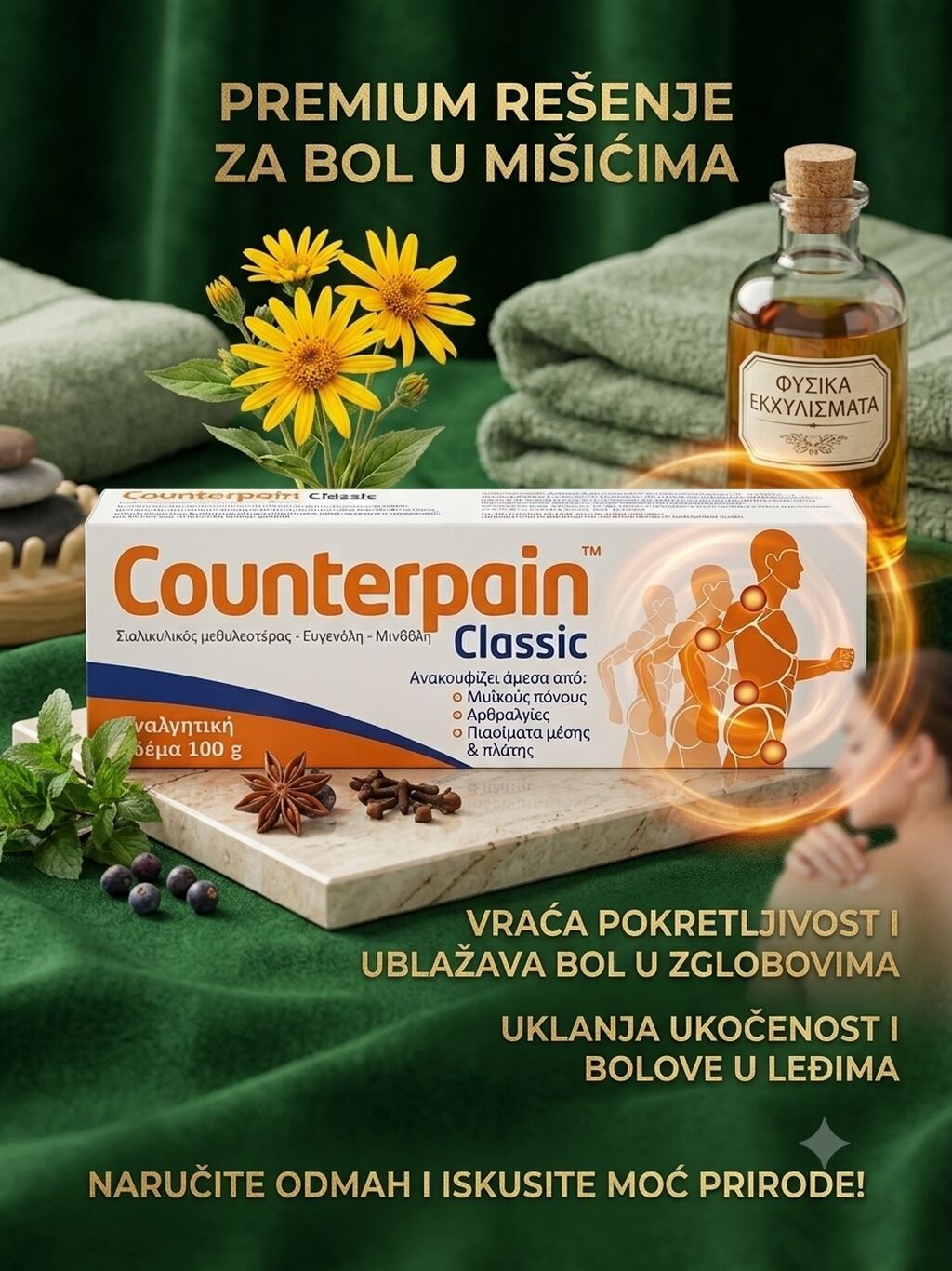 Counterpain Classic – premium rešenje za bol u mišićima - Analgetska