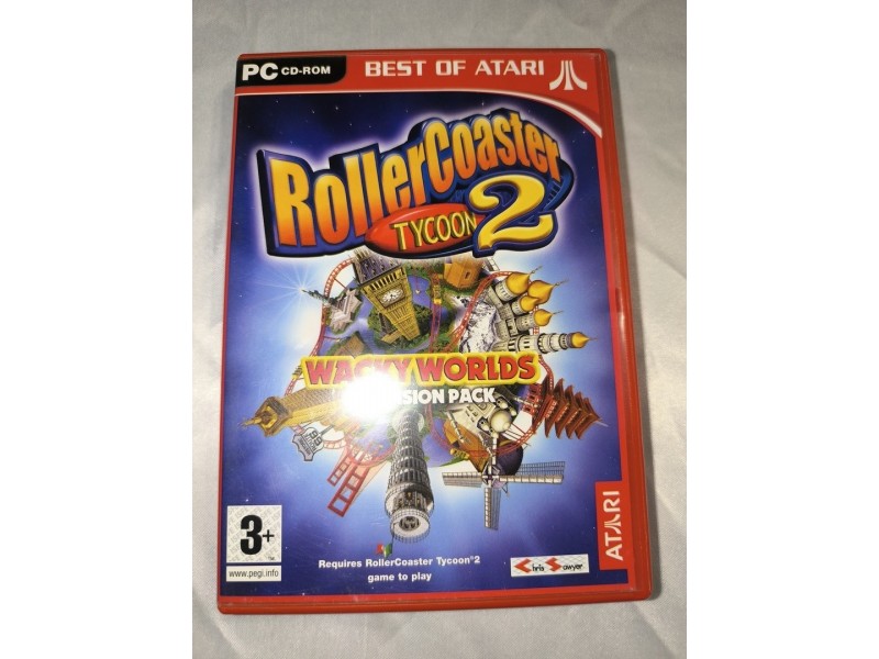 PC Igrica RollerCoaster Tycoon 2 Wacky Worlds