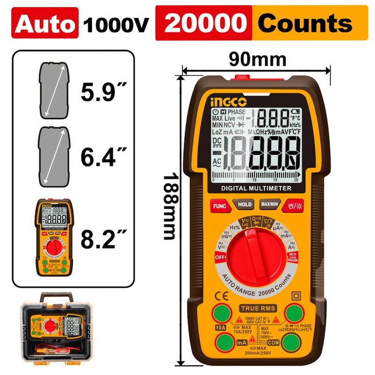 DIGITALNI MULTIMETAR 1000V