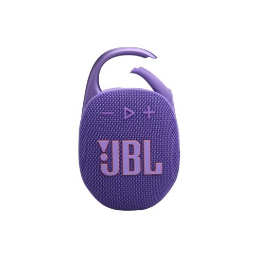 JBL Clip 5 prenosni Bluetooth zvučnik 7W IP67 karabiner 15h ljubičasti