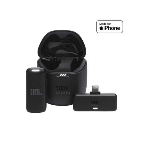 JBL Quantum Stream Wireless bežični klip mikrofon Lightning domet 100m crni