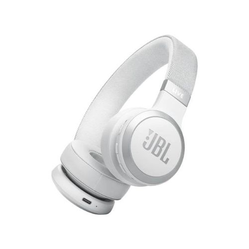 JBL Live 670NC bežične on-ear slušalice adaptivni ANC 65h bela