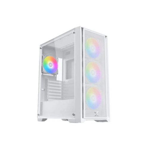 Xigmatek Gaming X II Arctic kućište Mid Tower, 4× ARGB ventilator, kaljeno staklo, belo