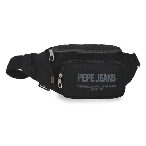 PEPE JEANS EDWARD muška torba oko struka 35 × 13 cm - crna