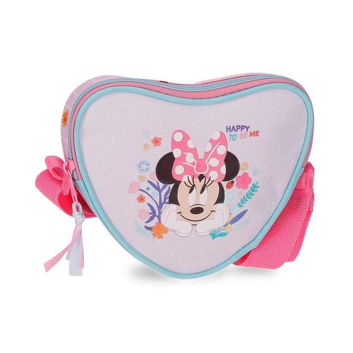 DISNEY MINNIE HAPPY TO BE ME dečija torba na rame 19,5 × 11,5 cm - roze