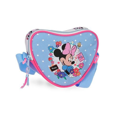 DISNEY MINNIE FLOWERS dečija torba na rame 19,5 × 11,5 cm - roze