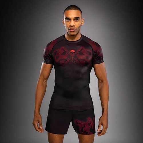 Venum Spectre Rashguard Kratki Rukav Crno/Crveni L