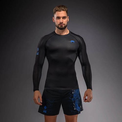 Venum Thunder Dragon Rashguard Dugi Rukav Crni/Royal Blue M