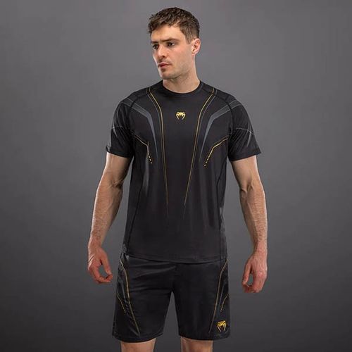 Venum Streamline Dry Tech Majica Crno/Zlatna XXL