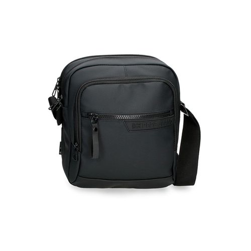 PEPE JEANS DORKING muška torba na rame 22 × 27 cm - crna