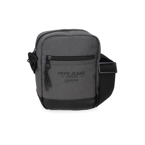 PEPE JEANS WALTFORD muška torba na rame 15 × 19,5 cm - tamno siva