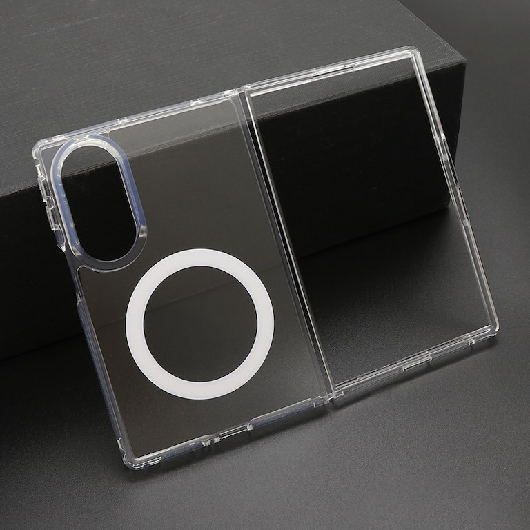 Futrola STANDARD MagSafe za Samsung Galaxy Z Fold 8 5G providna (bela)