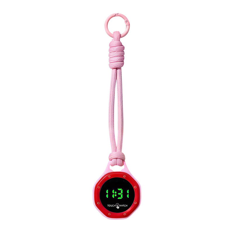 Led sat privezak pink